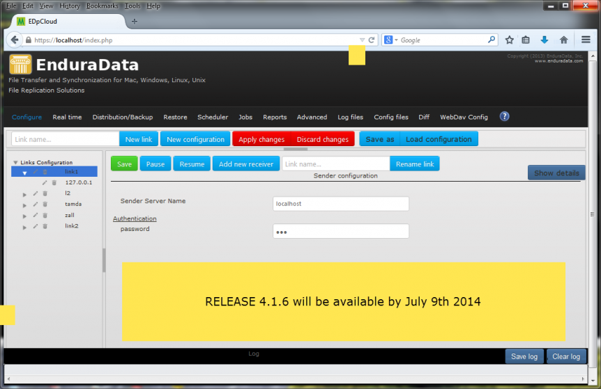 New release of EDpCloud file replication supports UNC paths